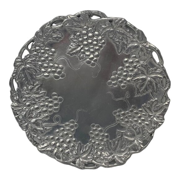 Arthur Court | Dining | Arthur Court Grape Clusters Platter Signed 2 ...